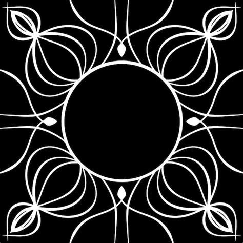 Premium Vector Decorative Frame Pattern For Printing On Fabric