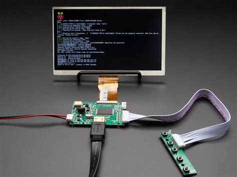 Hdmi 4 Pi 7 Display No Touchscreen 1024x600 W Mini Driver