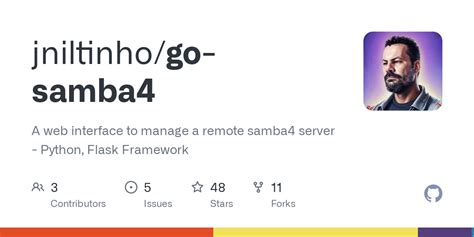 github jniltinho go samba4 a web interface to manage a remote samba4 server python flask