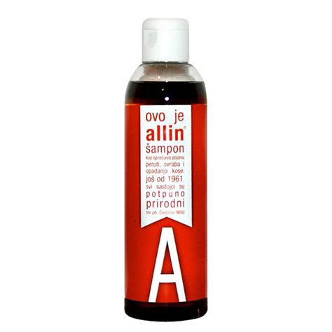 Allin šampon Protiv Opadanja I Peruti Kose 200ml Zenta Farm