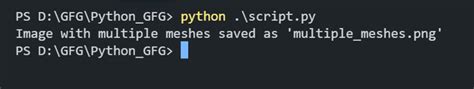 How To Save Images From Python Pyvista Geeksforgeeks