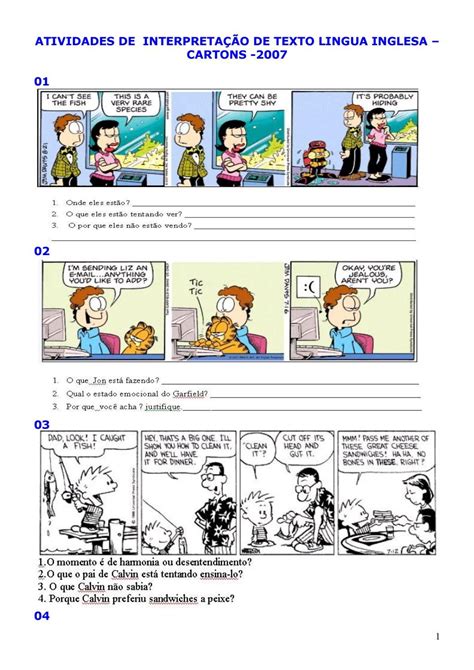Questões Discursivas De Interpretação De Texto Com Gabarito Ensino
