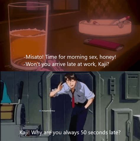 Evangelion Reference In A Sex Cartoon Sauce Is Sexercise R