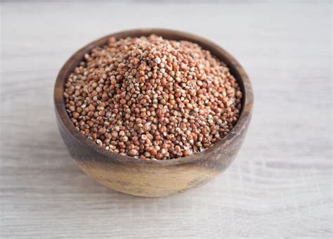 Sorghum Millet Grain Pile On White Background Stock Image Image Of