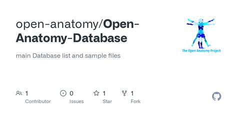 Github Open Anatomyopen Anatomy Database Main Database List And