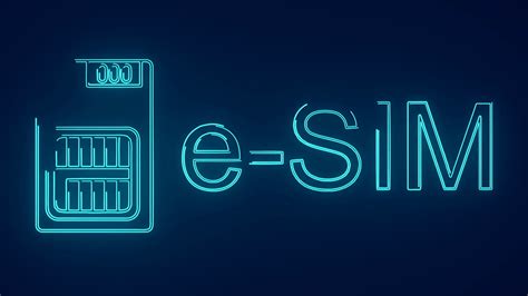 E Sim Embedded Digital Sim Network Operator Stock Motion Graphics Sbv