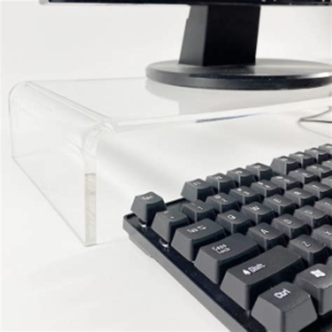 Custom Clear Acrylic Monitor Stand PC Computer Screen Riser X X Mm Acrylic Online Australia