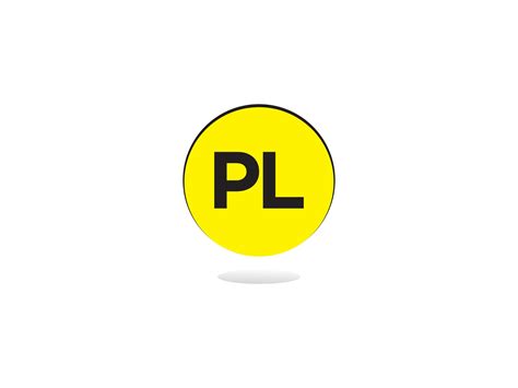 Creative Pl Letter Logo Monogram Pl Logo Icon Design Vector