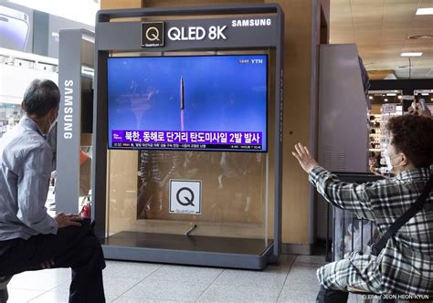 Noord Korea Vuurt Ballistische Raketten Af