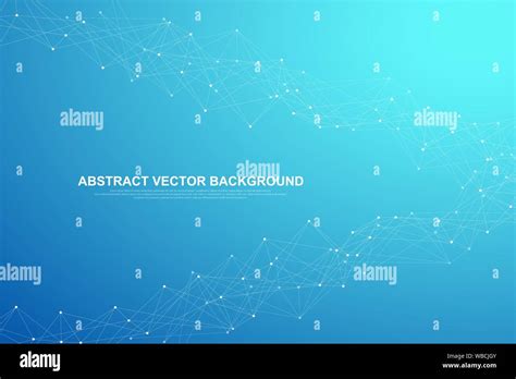 Networking Connect Technology Abstract Concept Global Network Connections With Points And Lines