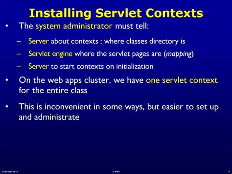 Using Servlet Contexts To Deploy Servlets Ppt Download