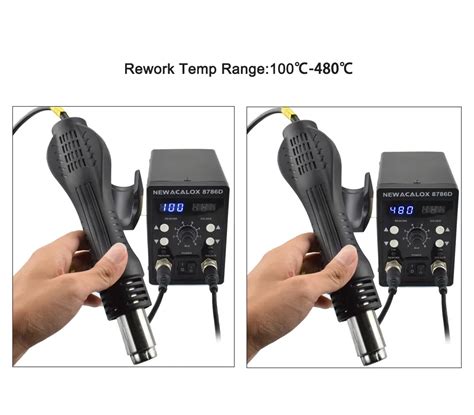 Купить Паяльные пистолеты & утюги NEWACALOX 8786D 878 750W Digital 2 In ...