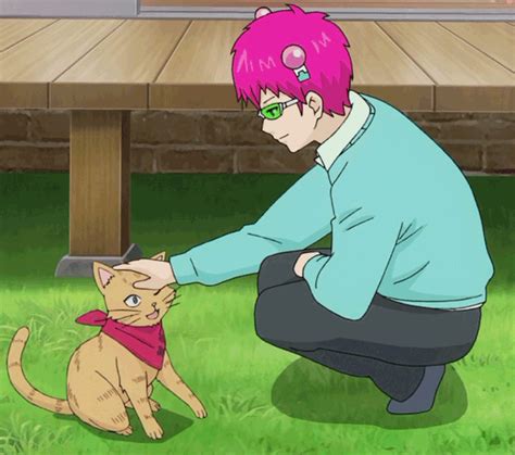 Парочка прикольных гифок Сайки Кусуо Saiki Kusuo [rus] Amino
