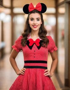 Minnie Mouse Fancy Dress Costume Face Swap Insert Your Face ID 927952