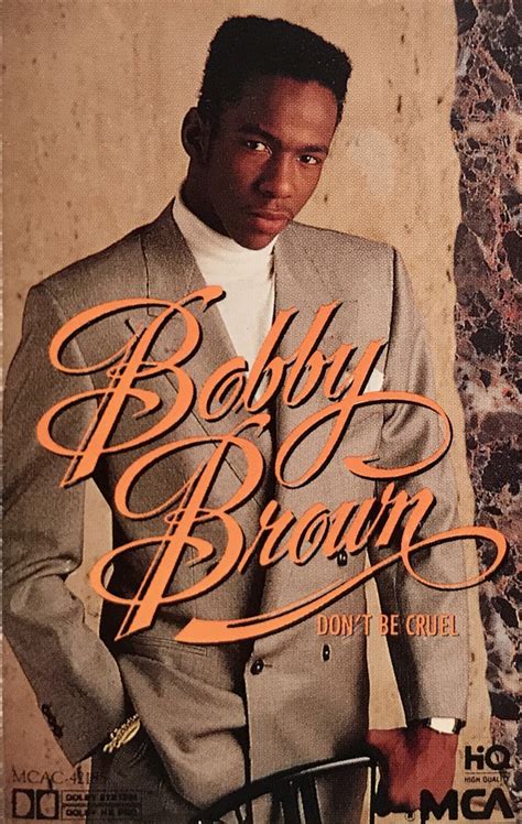 Bobby Brown Don T Be Cruel Grid Pattern White Shell Dolby Hx Pro B Nr Cassette
