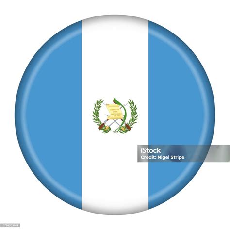 과테말라 국기 버튼 클리핑 경로가 있는 3d 그림 0명에 대한 스톡 벡터 아트 및 기타 이미지 0명 3차원 형태 개념 Istock