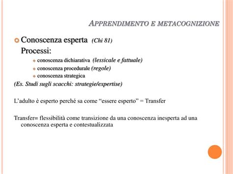 Ppt Apprendimento E Metacognizione Powerpoint Presentation Free
