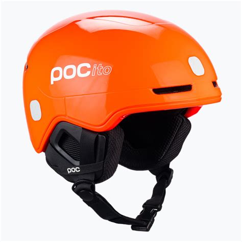 Skihelme für Kinder POC POCito Obex MIPS fluorescent orange Sportano de
