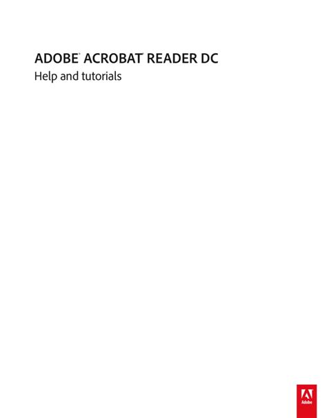 Adobe Acrobat Reader Dc Instructions For Pdf Forms