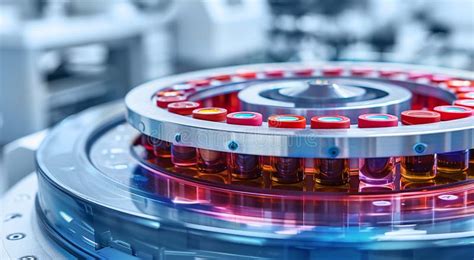 precise serum extraction technique using centrifugal force stock