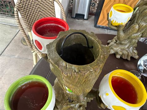 New Spooky Tree Flight With Souvenir Poison Apple Cups Inspired By ‘snow White And The Seven