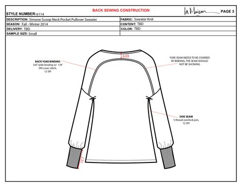 Knitwear Tech Pack At Kevin Marsh Blog