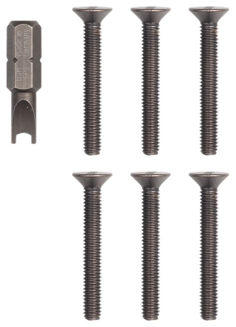 General De Los Productos Kit 6 Tornillos Llave Pixel Up Negro