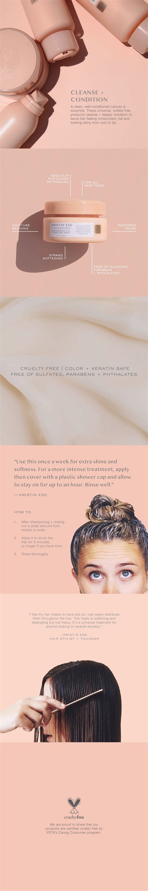 Kristin Ess Strand Strengthening Reconstructive Moisture Mask