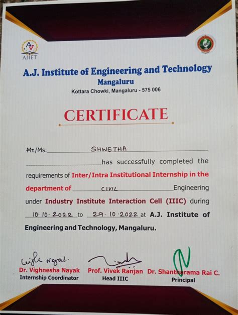 Shwetha Gowda On Linkedin Happy To Share That Successful Completed Interintra Institutional