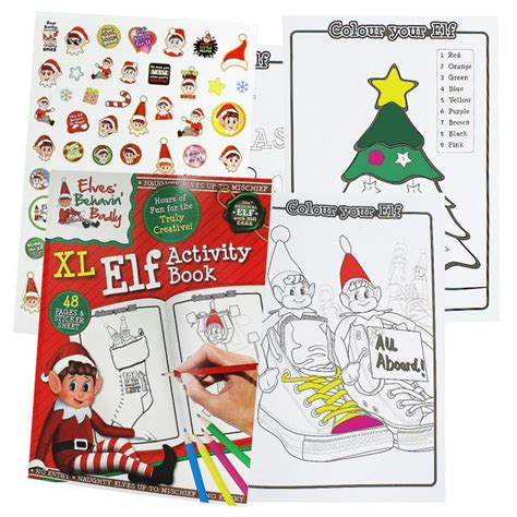 Elves Behaving Badly Activity Book Charming Diva