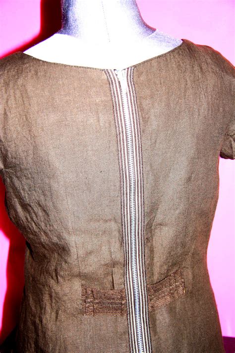 Auduma Ziedi Linu Auduma Kleita