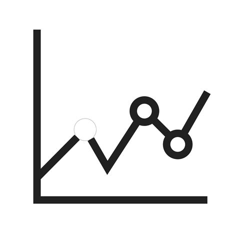 Statistical Graph Line Icon 7679125 Vector Art At Vecteezy