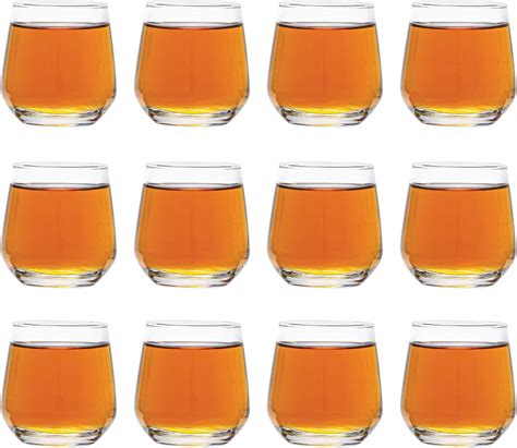 Vikko 325 Ounce Shot Glasses Set Of 12 Small Liquor And