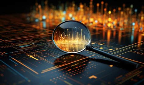 Data Visualization Close Up Technology Digitalization Optimization Of