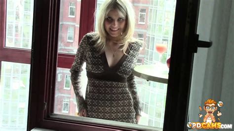Naughty Chick Masturbating On The Balcony Eporner