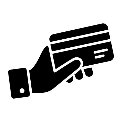 Hand Holding Atm Card Showing Concept Of Card Payment Vector In Trendy
