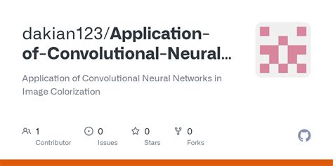 github dakian123 application of convolutional neural networks in