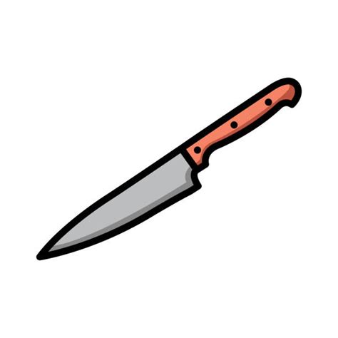 Paring Knife Isolated Illustrations Royalty Free Vector Graphics