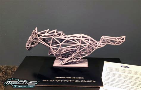 Received A Mach E First Edition Surprise Gift 3D Printed Fractal Pony