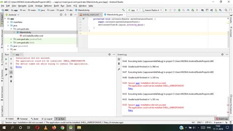 Android Session App Installation Did Not Succeed The Application