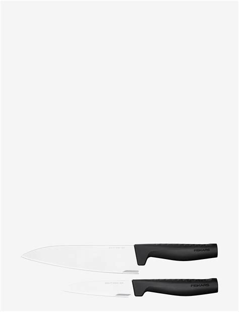 Fiskars Hard Edge Knivset 2 Delar - Stor Kockkniv & Grönsakskniv ...