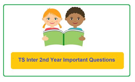 Telangana Inter 2nd Year Important Questions 2024 Pdf Download