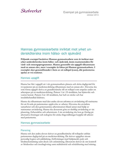 Review Of Exempel Gymnasiearbete Natur Ideas News