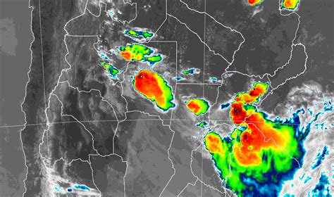 Alerta a corto plazo por tormentas con fuertes ráfagas y posible caída de granizo Reconquista