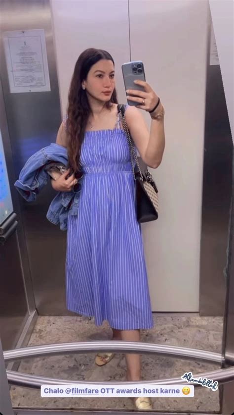 Gauahar Khan Shares First Picture After Pregnancy Announcement Mommy