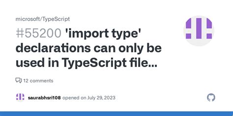 Import Type Declarations Can Only Be Used In Typescript Files Inside