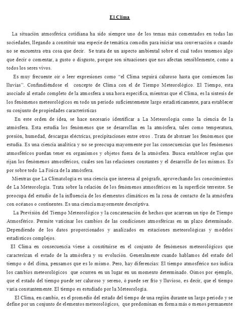 Las Ciencias De La Tierra NSc Yonnydavid Clima Elementos Y Factores