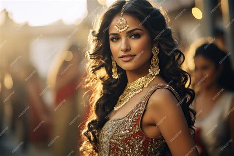 Premium Ai Image Bollywood Indian Girl Models