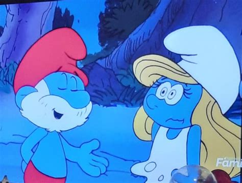Smurfette Looks Like She Ate Sour Candy R80scartoons