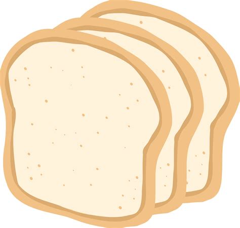 Blanco Un Pan Rebanado Panadería Ilustración 35277088 Png